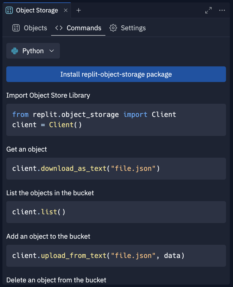 Replit — Introducing Object Storage