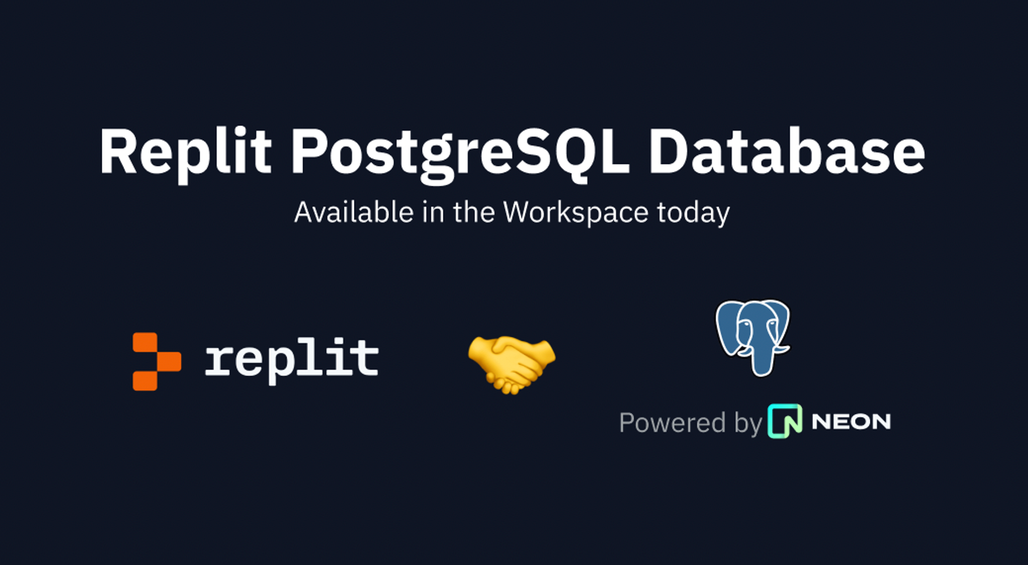 Replit — PostgreSQL Database Preview Now Available On Replit