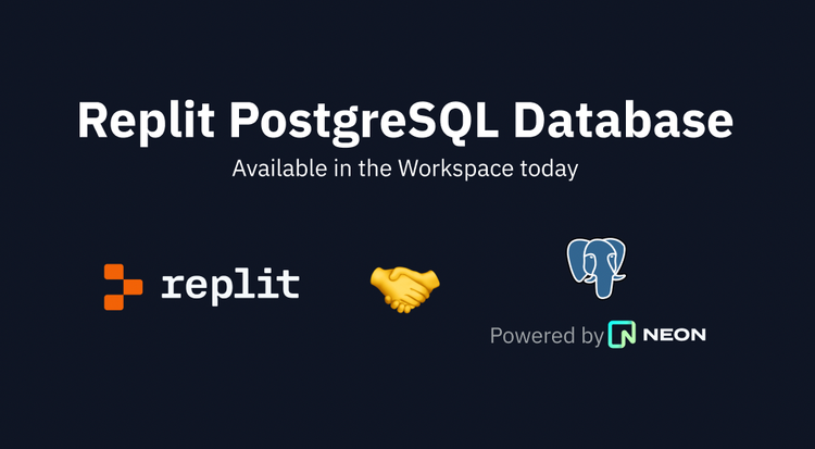 Replit — PostgreSQL Database Preview Now Available On Replit