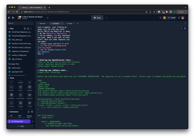 Replit — Replit x Weights & Biases Machine Learning Hackathon Winners