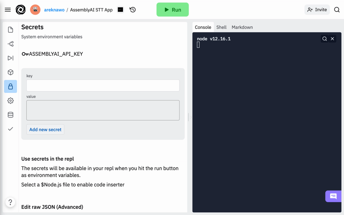 Replit — Build a Speech-to-Text App with AssemblyAI on Replit