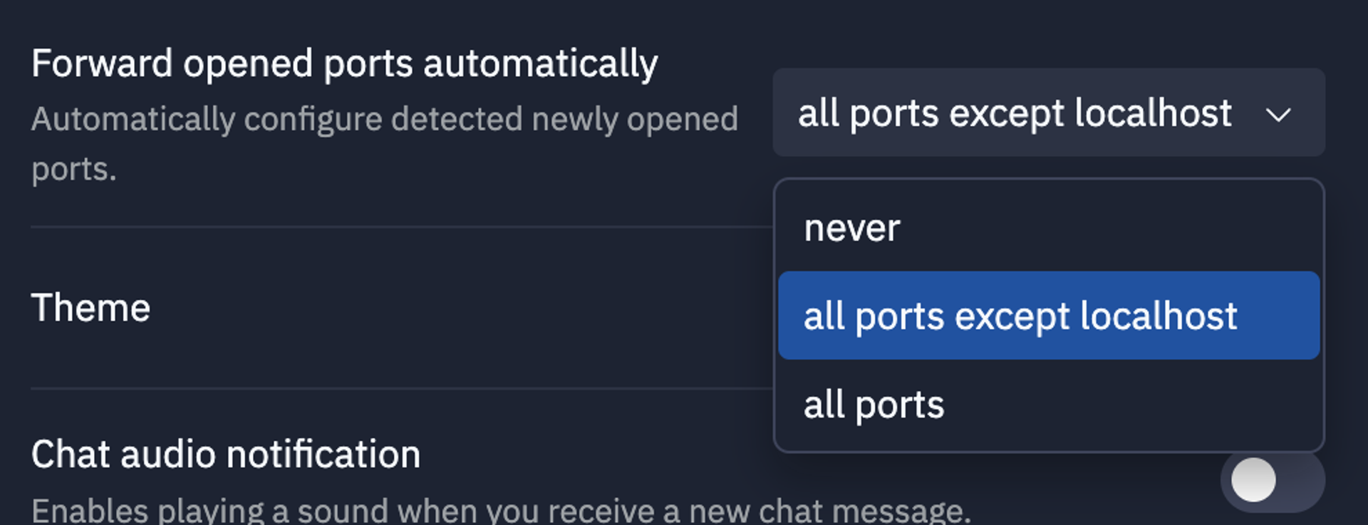 Replit — Advanced port configuration
