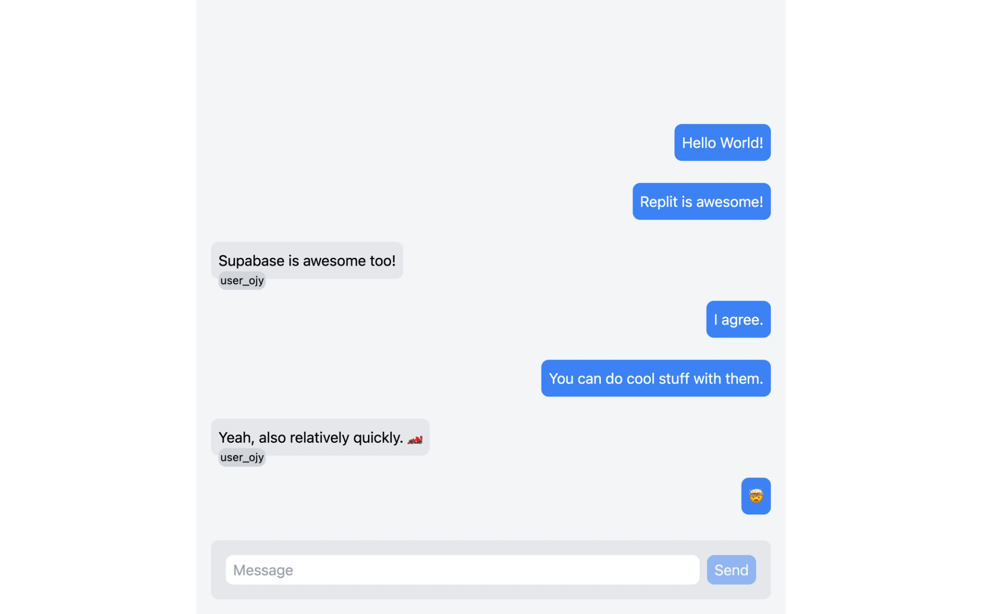 Replit — Making A Real Time Chat App With Supabase On Replit