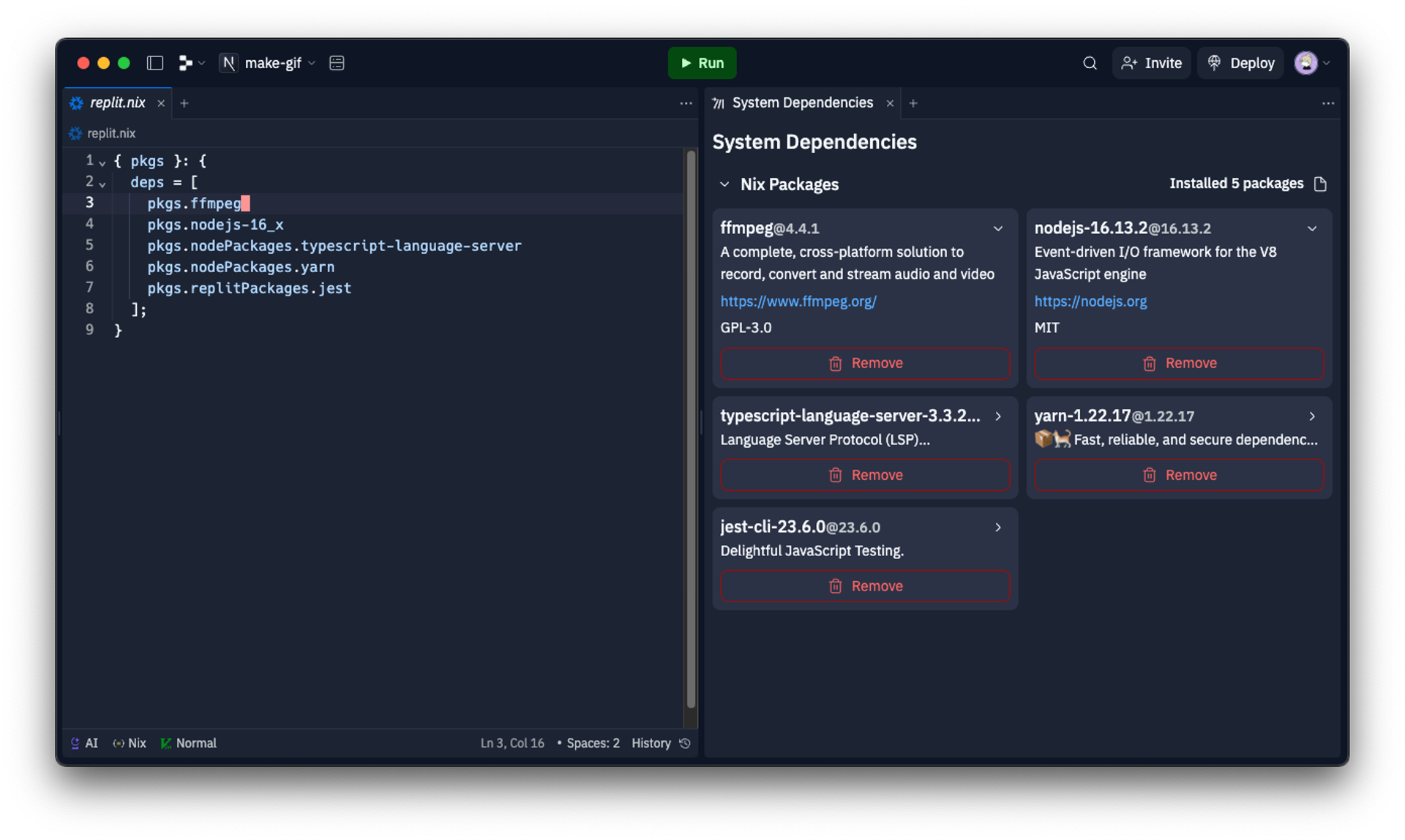 Replit — System Dependencies on Replit