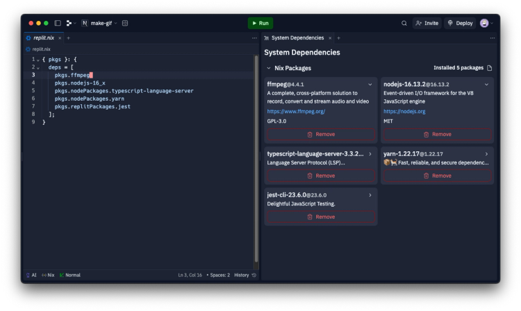 Replit — System Dependencies On Replit 
