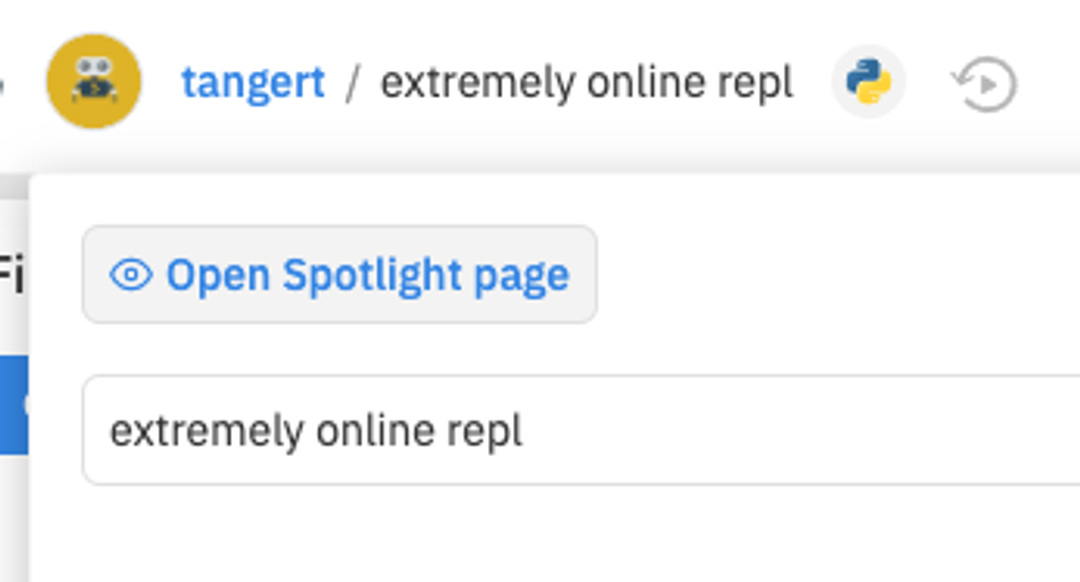Replit — Introducing Spotlight pages