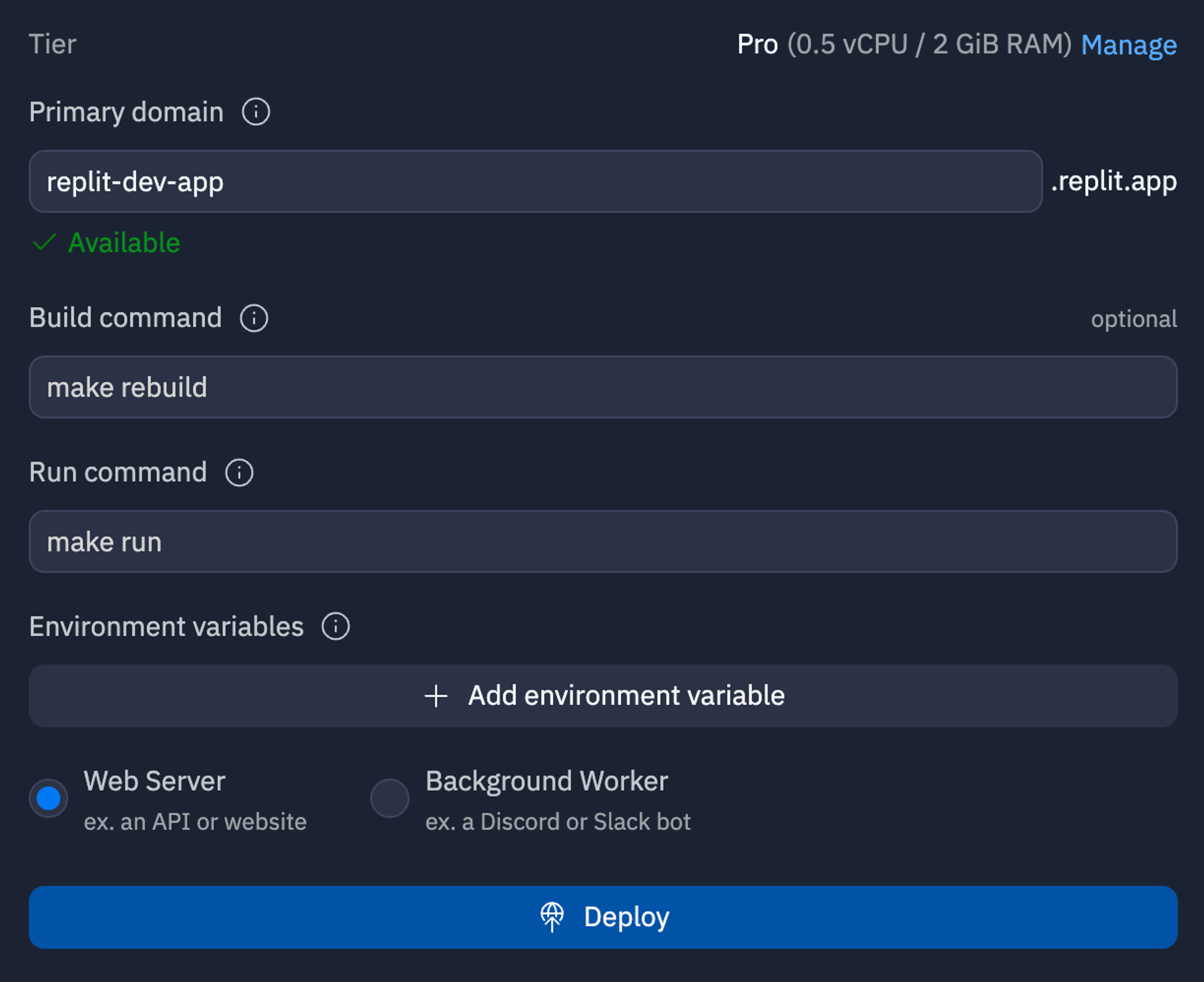 Replit — Replit Deployments - the fastest way from idea → production