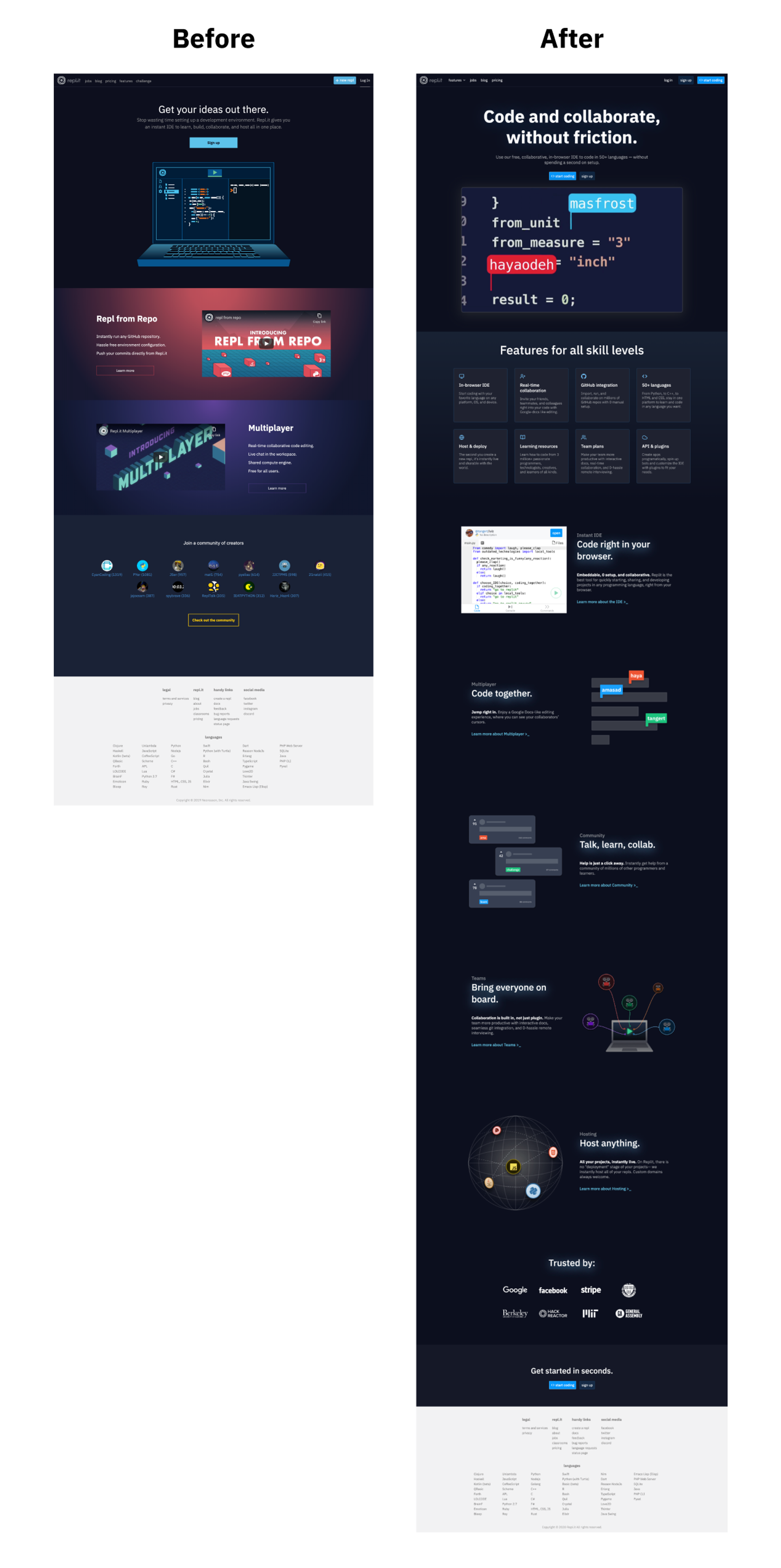Replit — Bringing Repl.it's Marketing to the Modern Age