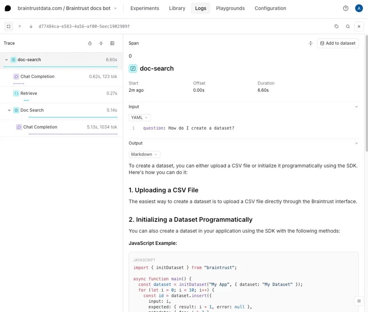 Using functions to build a RAG agent - Replit