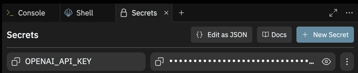GPT-4o Quickstart Guide - Replit