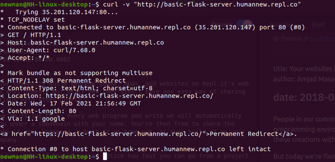 Replit — HTTPS by default
