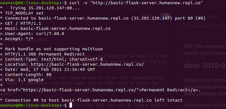 Replit — HTTPS by default