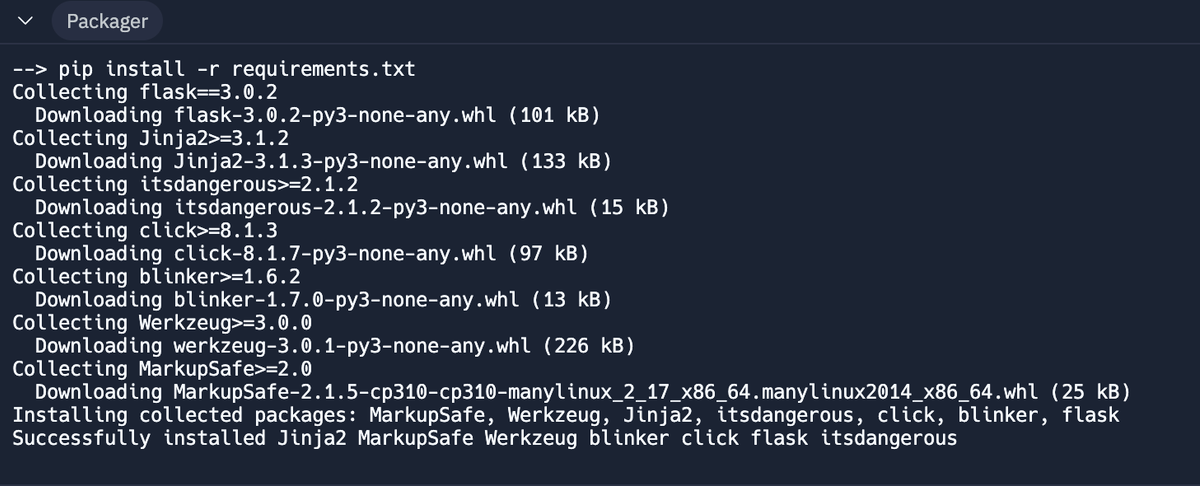 Replit — Replit + pip