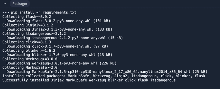 Replit — Replit + pip