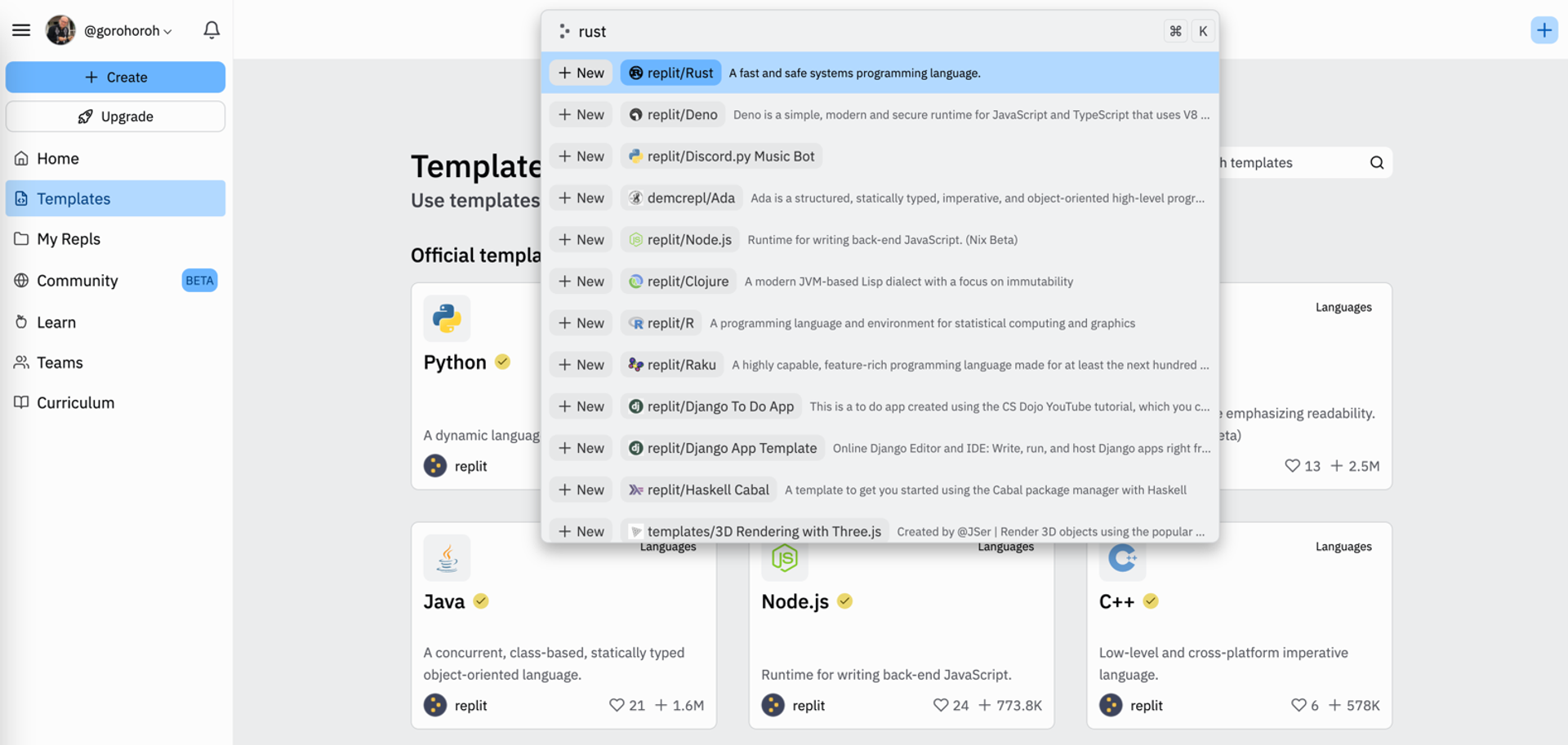 Replit — Getting Started with Rust on Replit