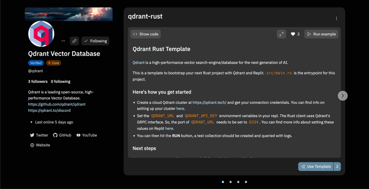 Replit — Company Spotlight: Qdrant Vector Database