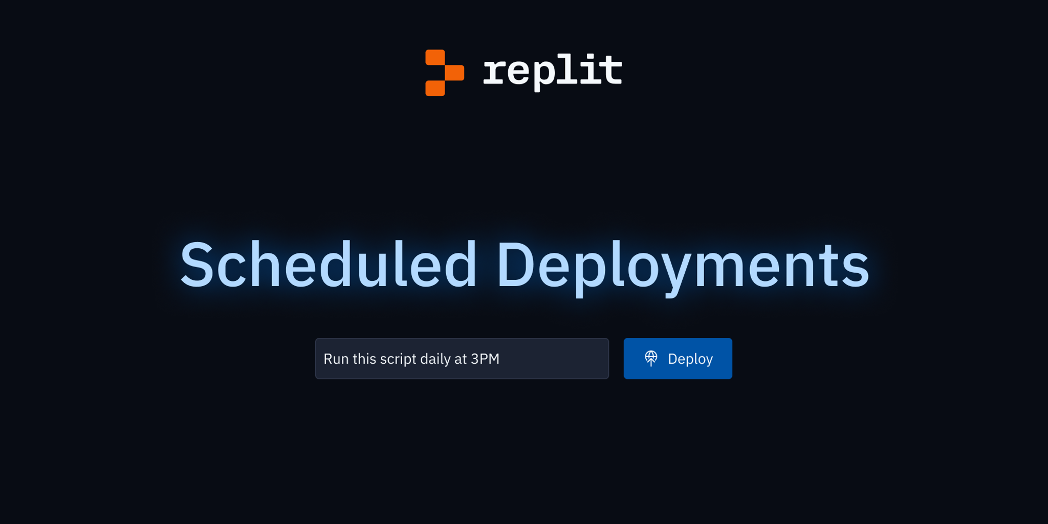 Replit — Introducing Scheduled Deployments