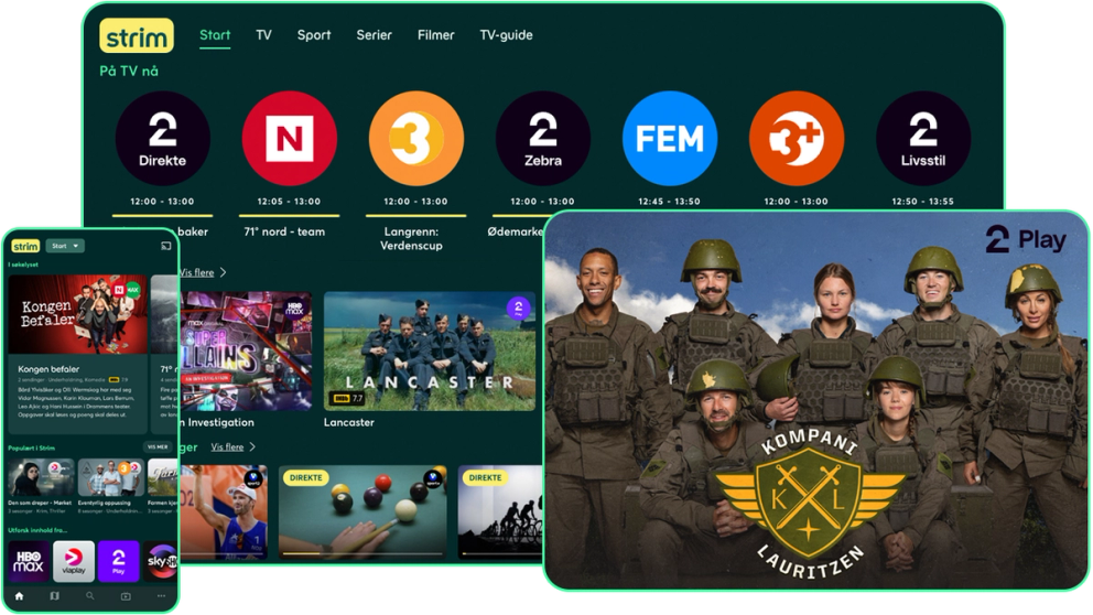 Strim Mest - strøm mye TV, film og serier uten binding | Strim
