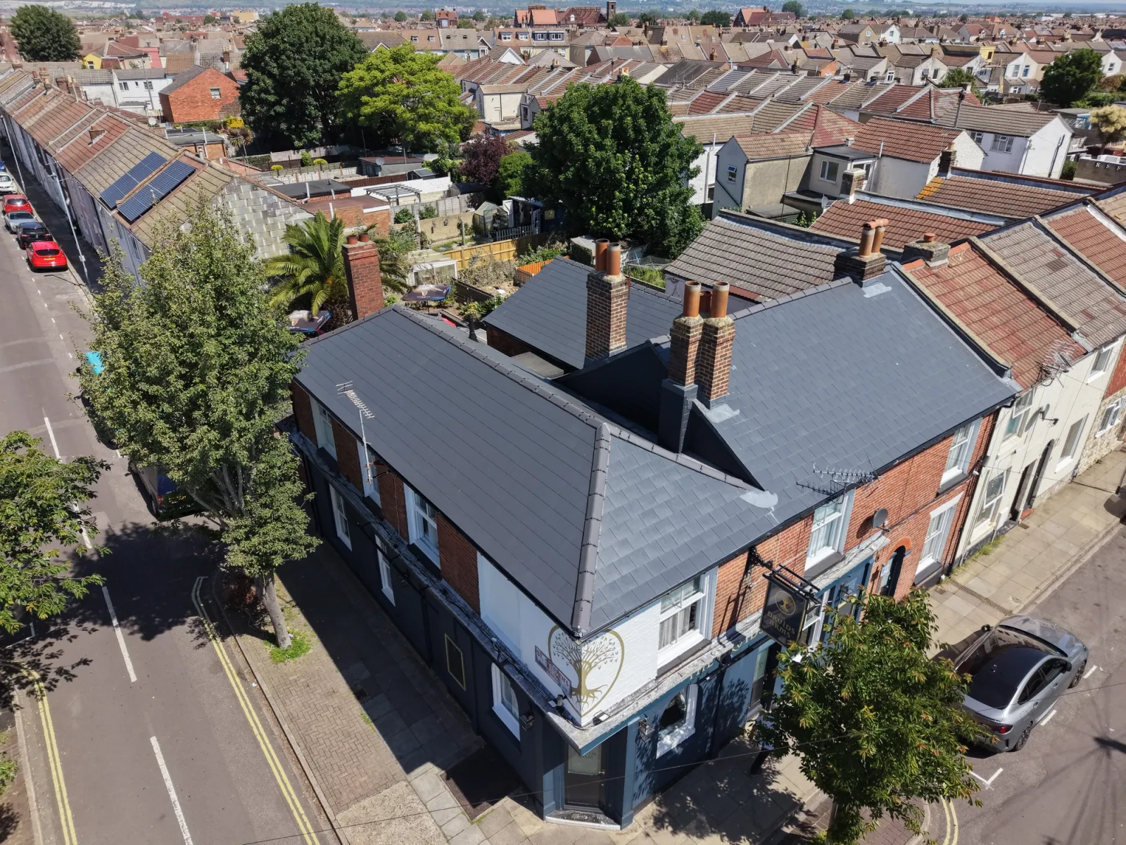 Stenball Group — Druids Arms comprehensive roof replacement — Southern ...