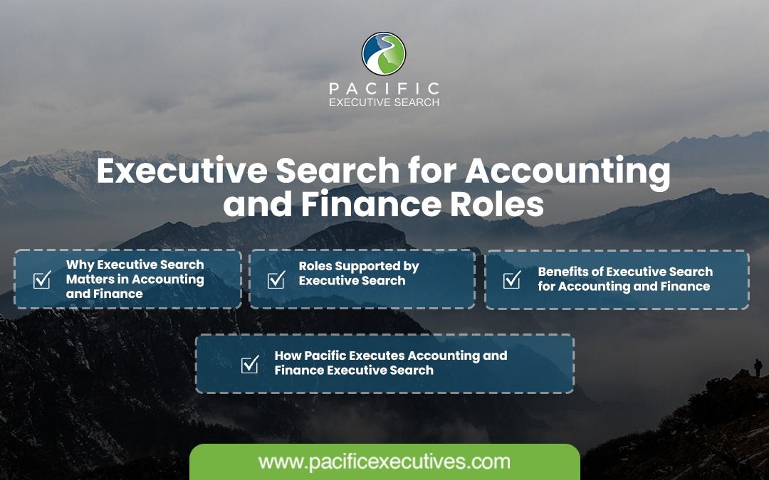 Executive Search for Accounting & Finance Roles