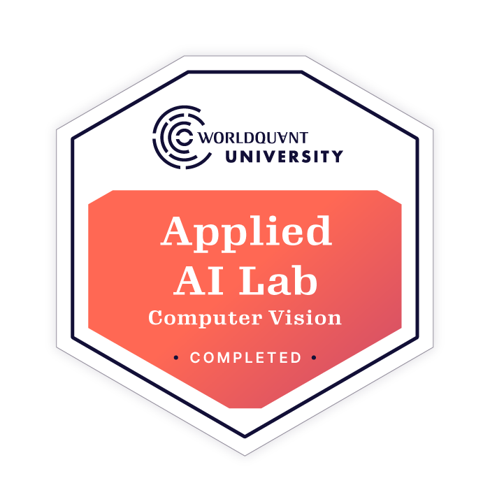 WQU | Applied AI Lab: Deep Learning for Computer Vision · WQU