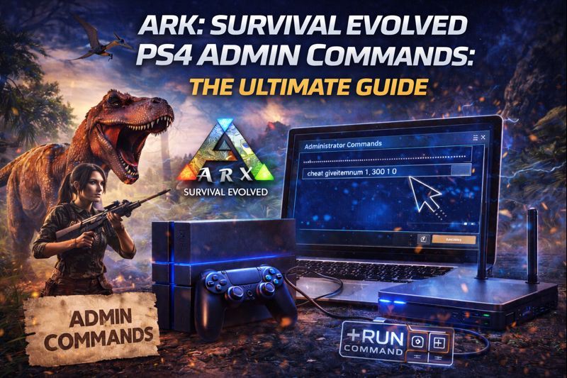 Ark: Survival Evolved PS4 Admin Commands: The Ultimate Guide | PS4 Home