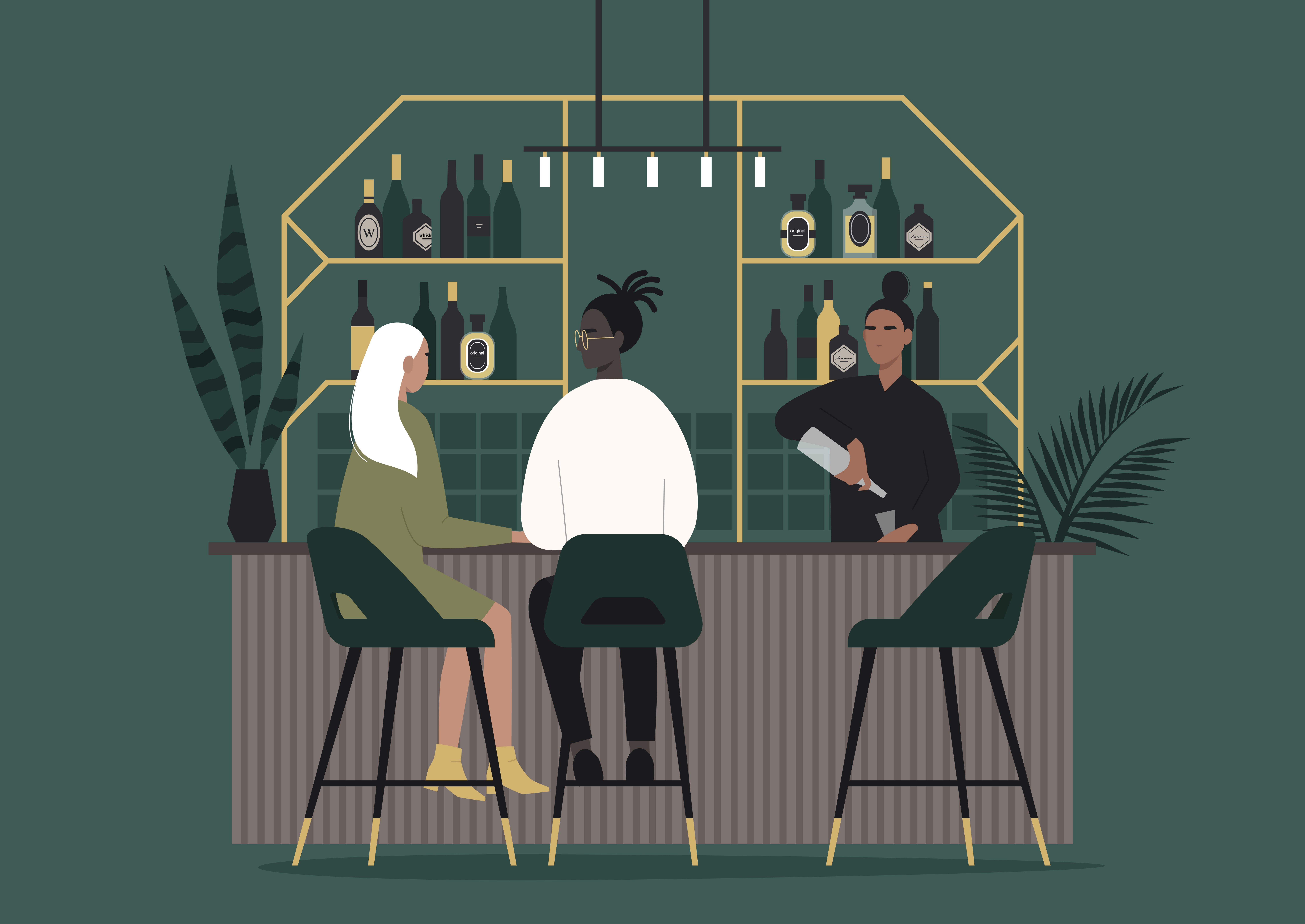 Money as a bartender