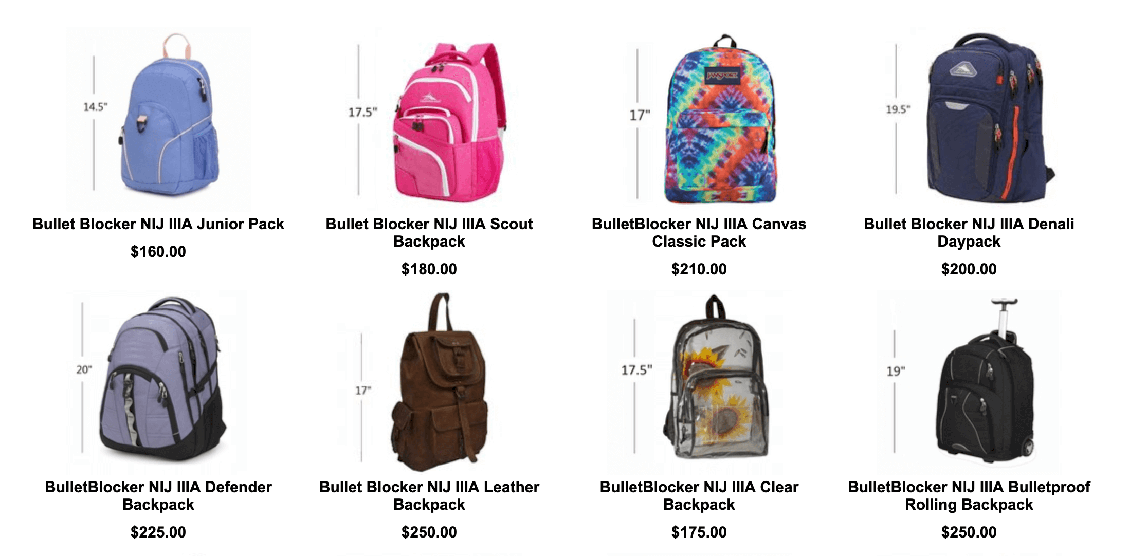 Retailers Are Stocking Bulletproof Backpacks