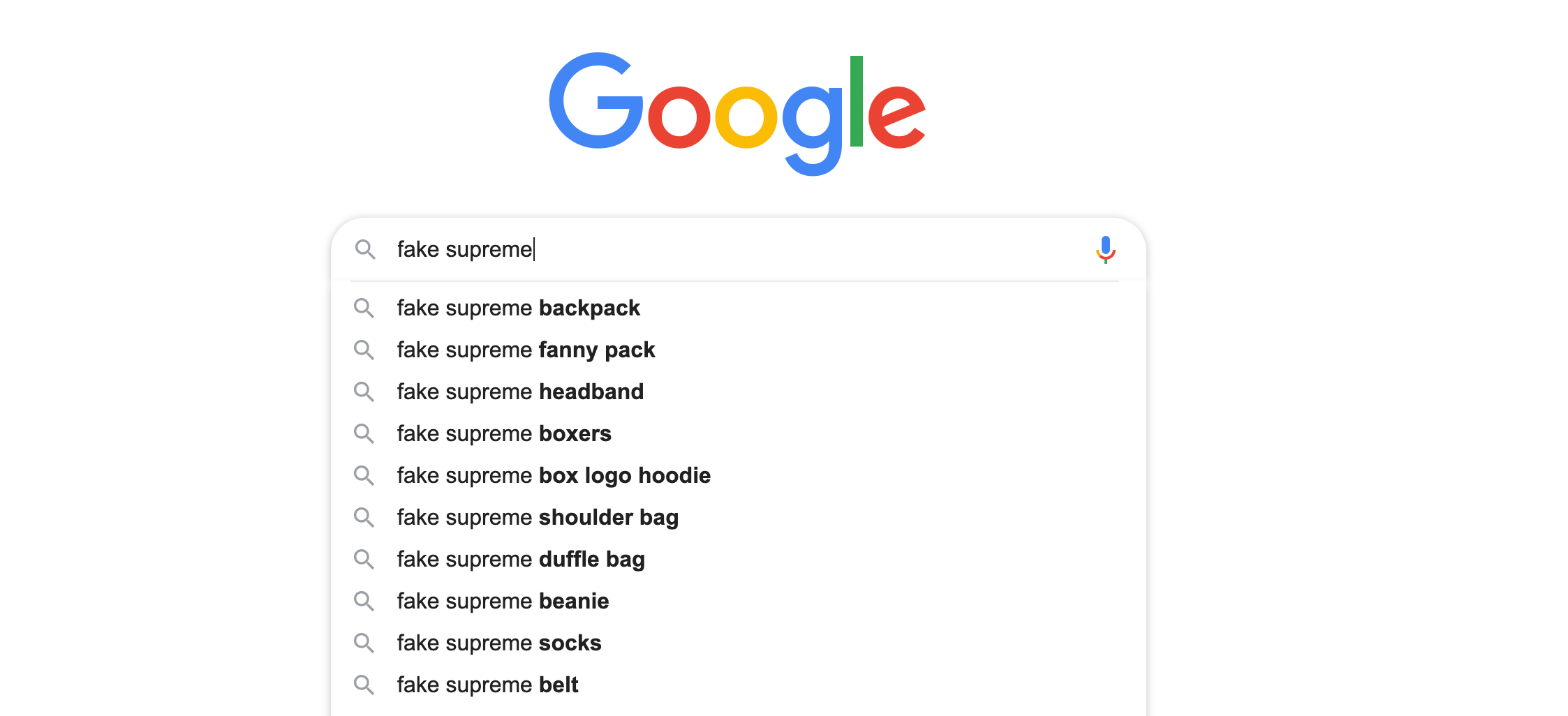 Supreme Is the Most-Searched Brand When Consumers Want Knock-Offs