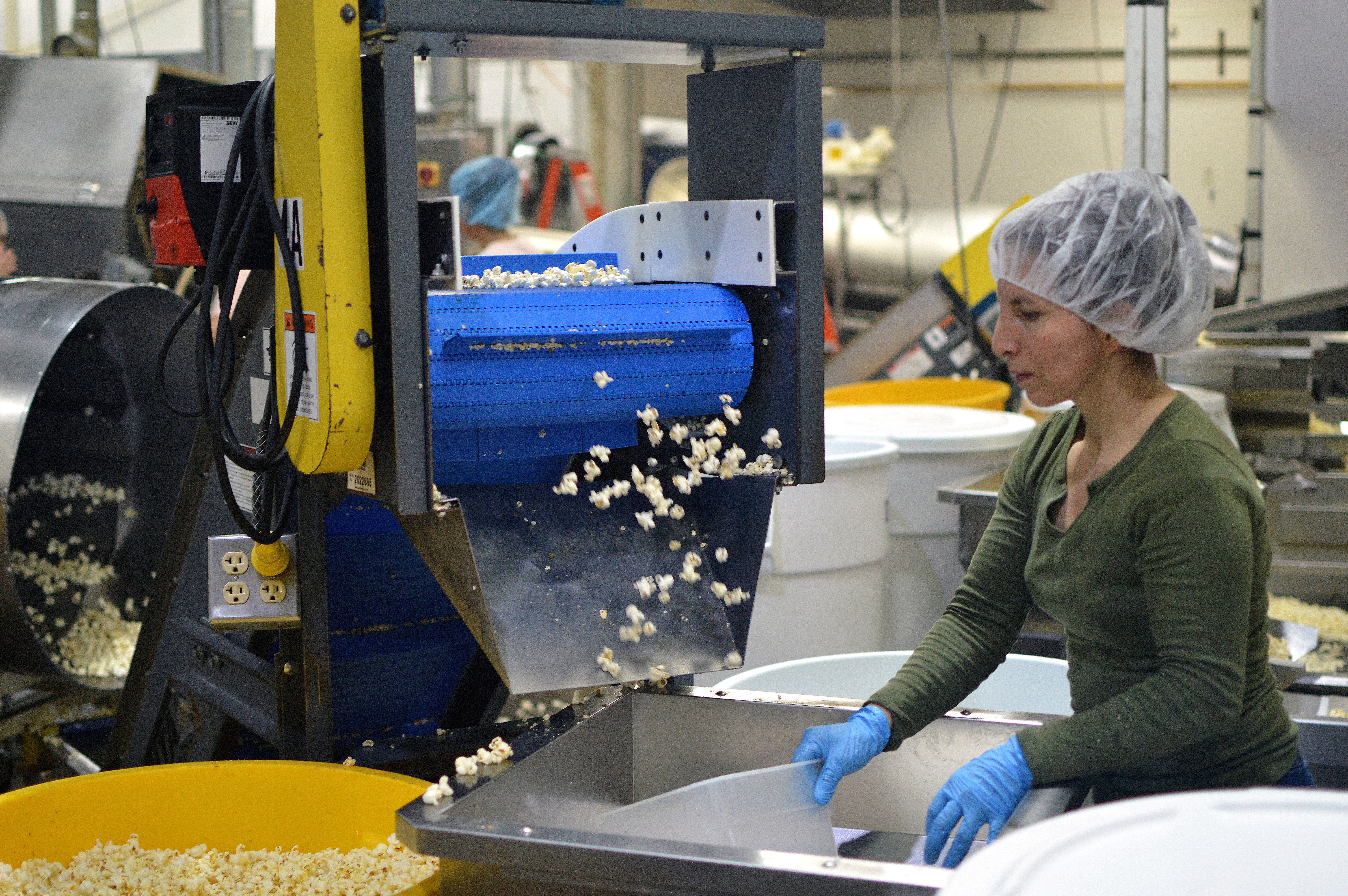 A look inside LesserEvil’s popcorn factory