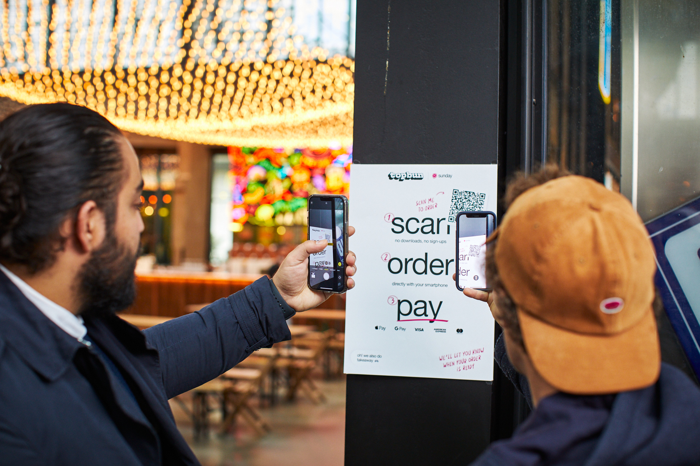 QR code payment platform Sunday adds ordering capabilities for restaurants