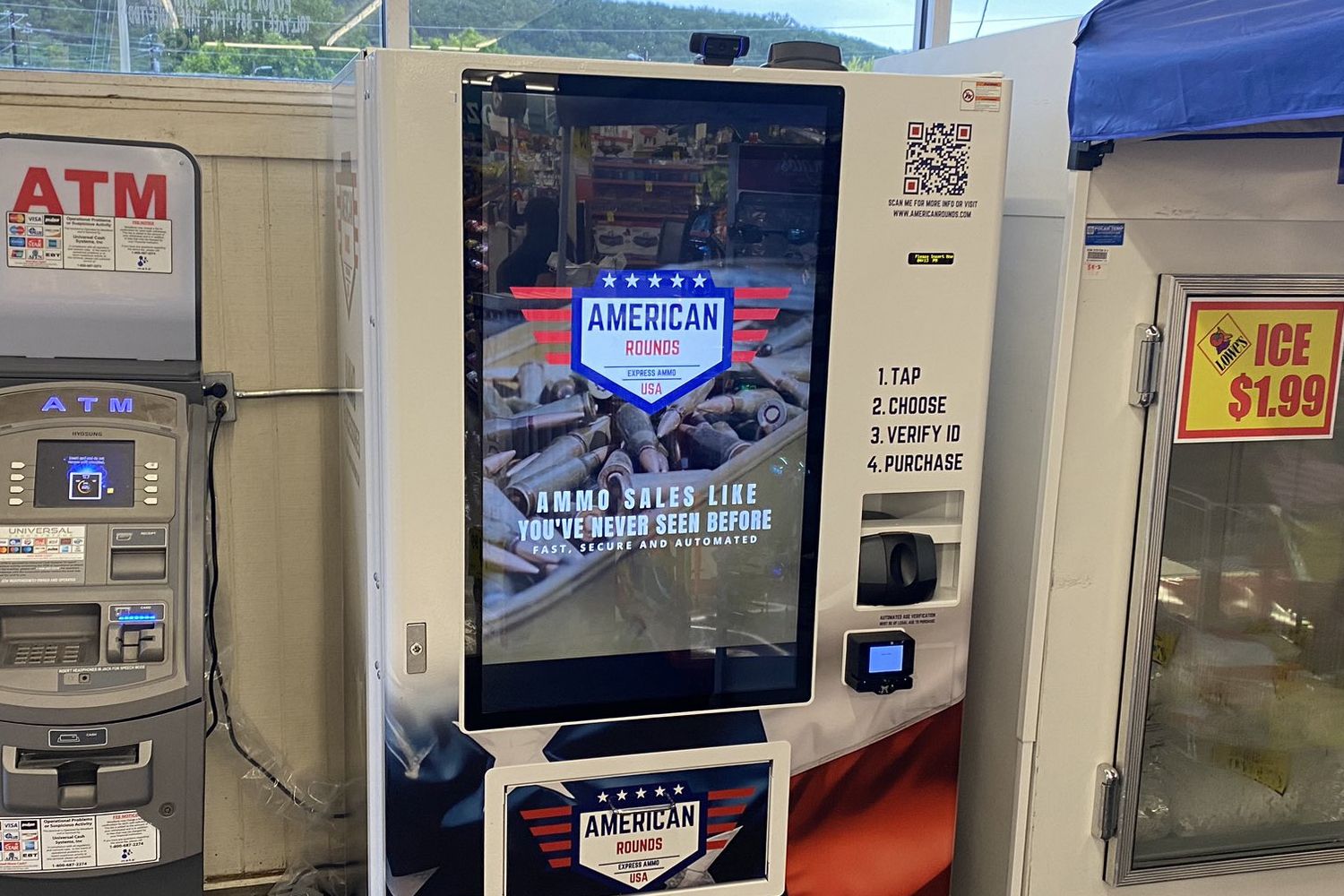 Ammo vending machines placed in grocery stores in the South