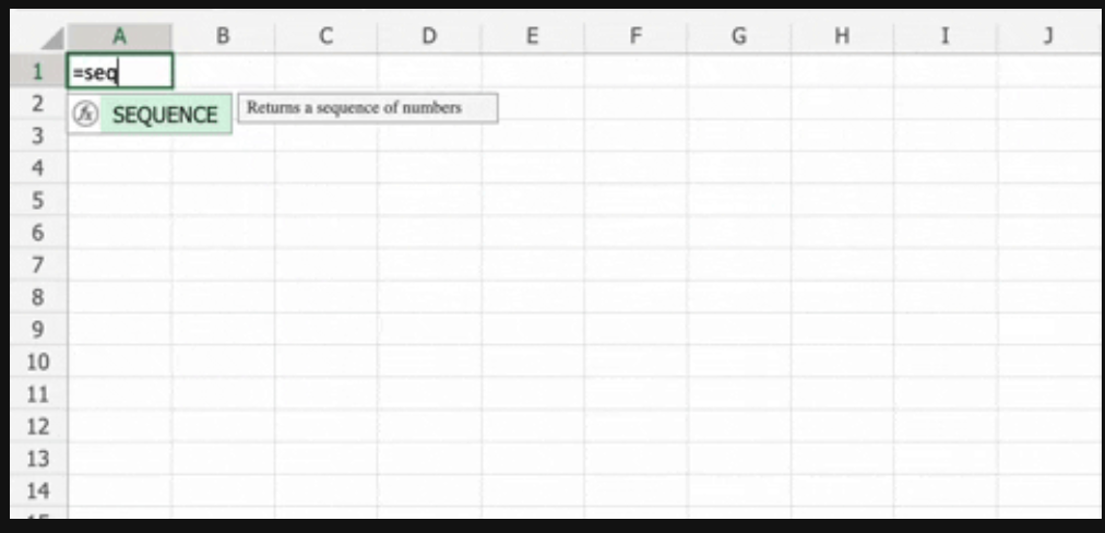 Use SEQUENCE to go from 0 to 100 real quick
