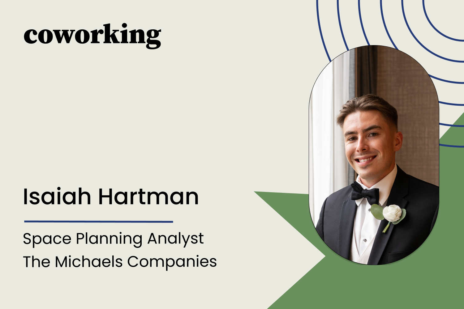 Meet Isaiah Hartman, space planning analyst at Michaels