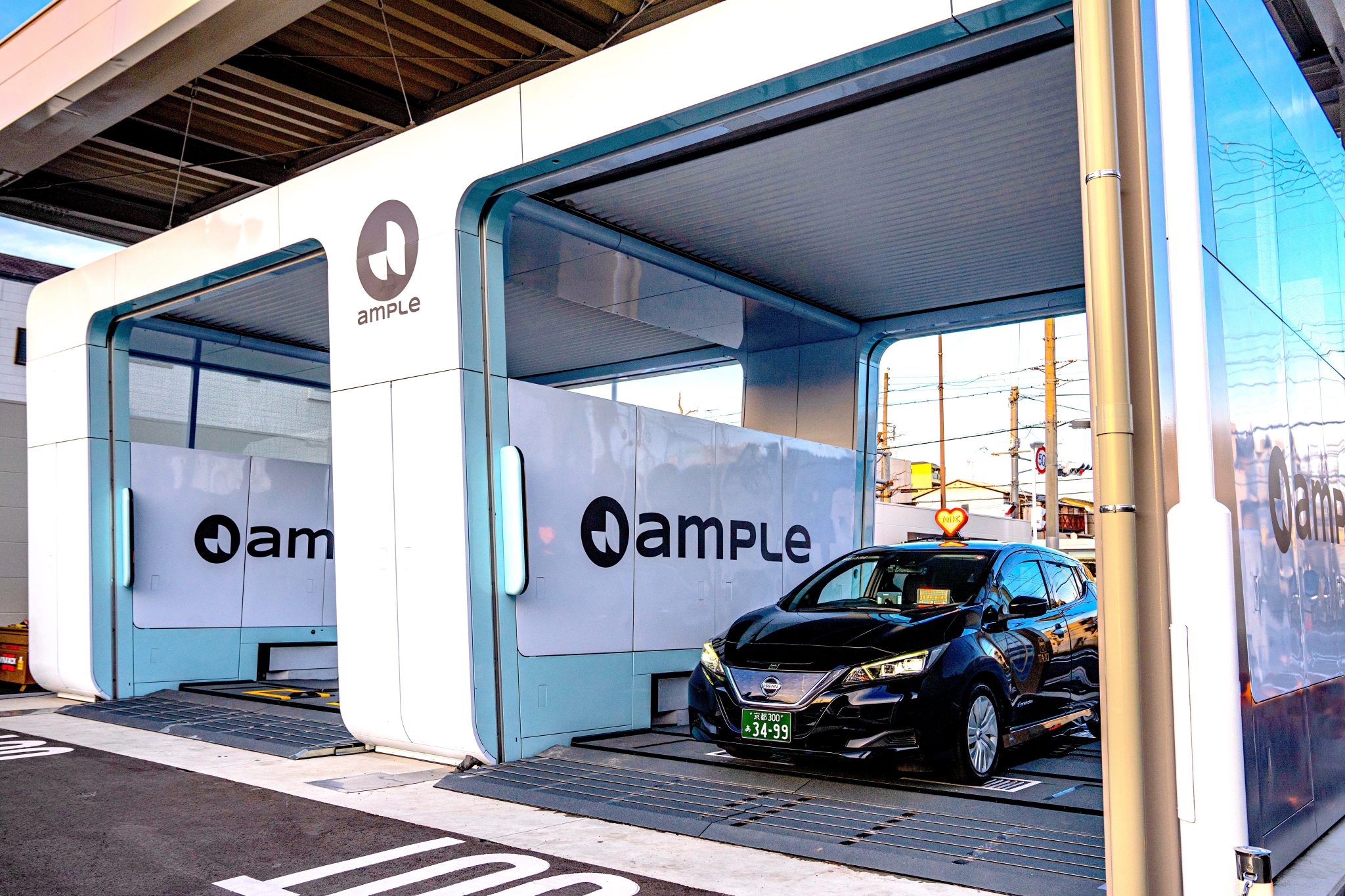 Ample tests EV battery-swapping tech in Japan