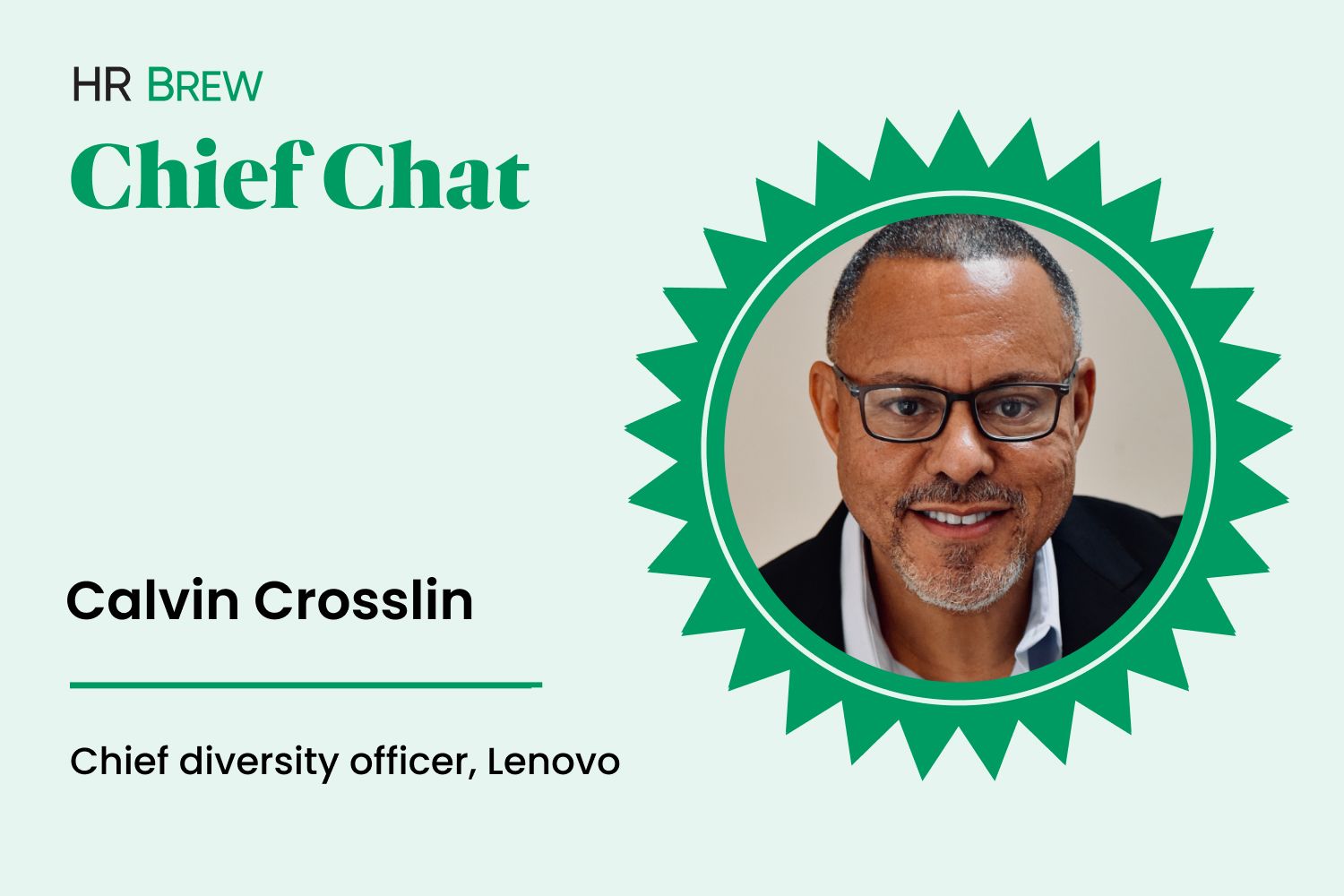 Chief chat with Calvin Crosslin