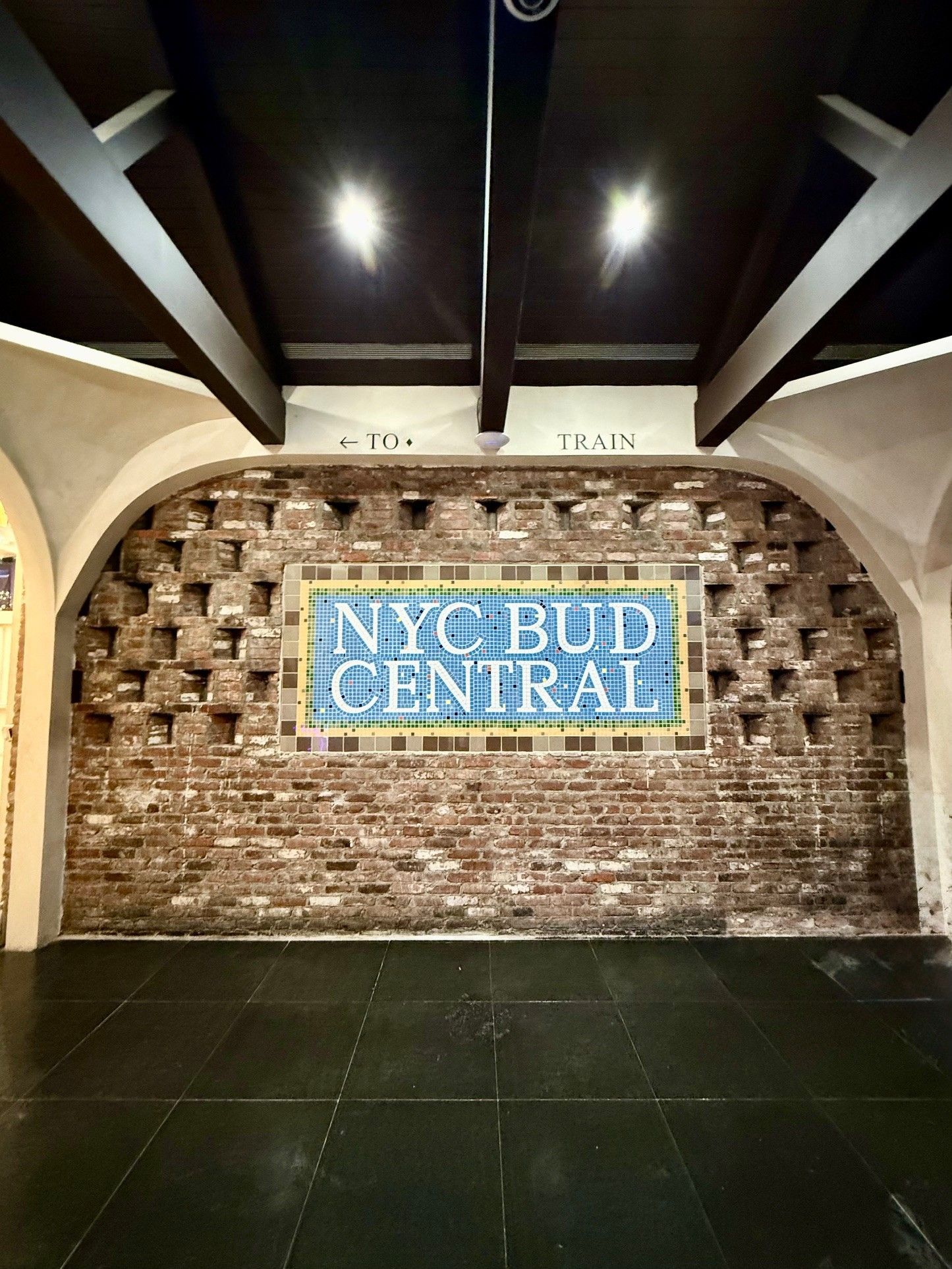 NYC Bud is a scaled-down replica of Grand Central Station