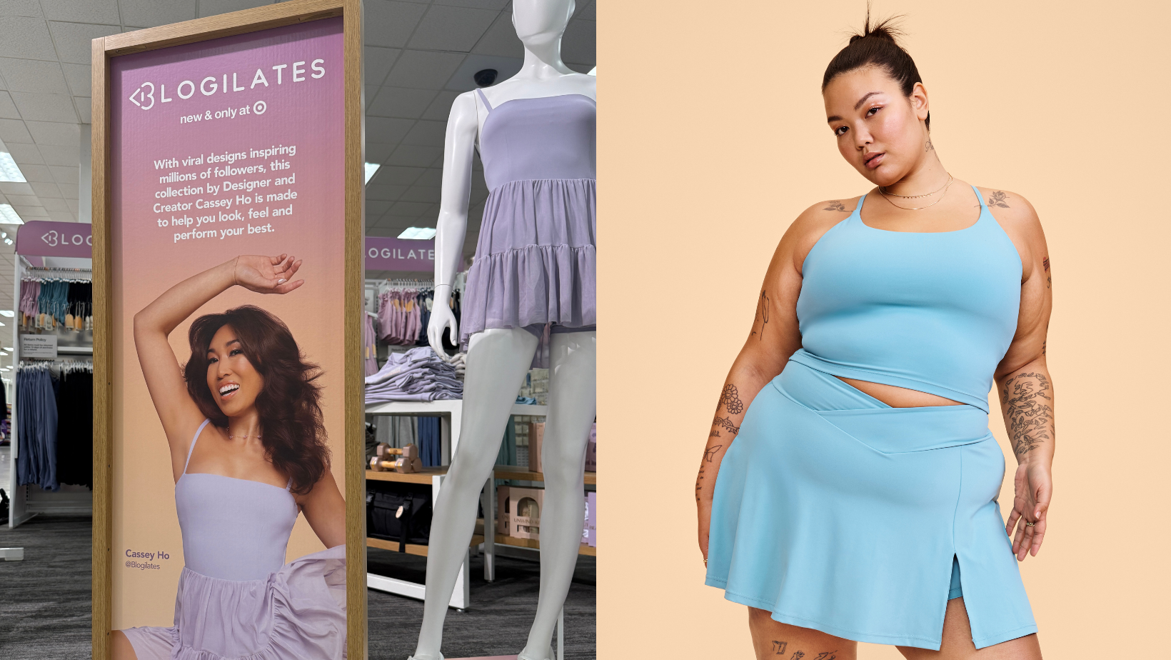 Popflex duped its own products with its Blogilates line at Target
