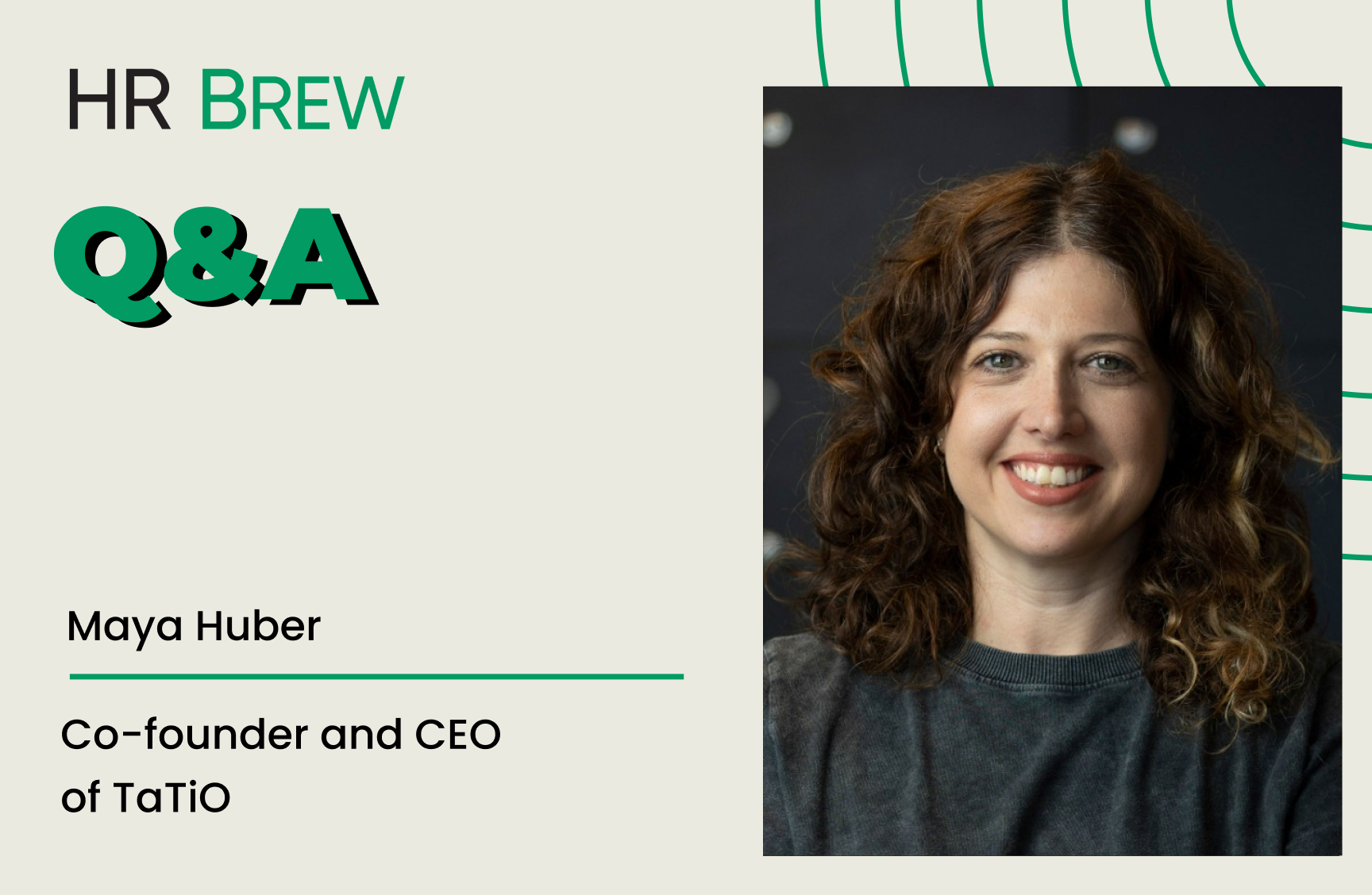 Starting up with Maya Huber