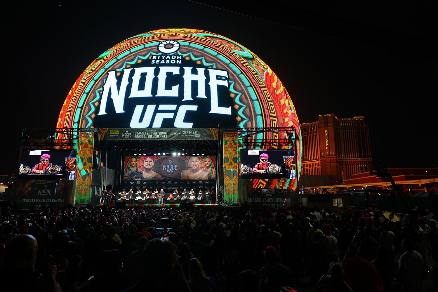 UFC will be the Sphere’s first live sporting event