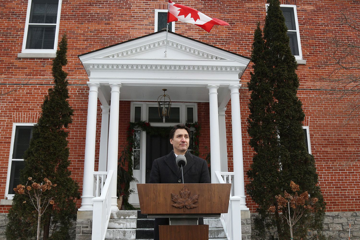Canada’s PM Trudeau says peace out
