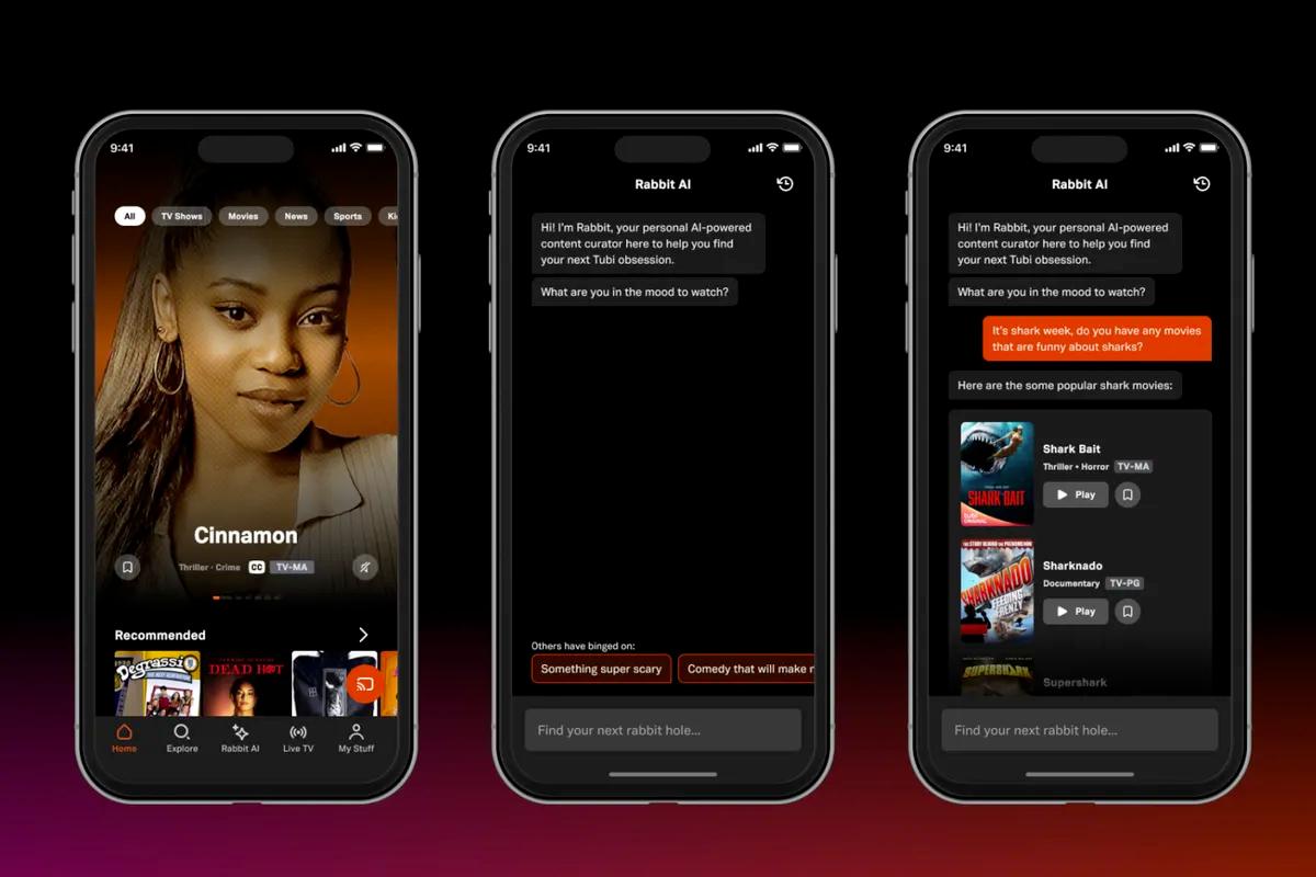Tubi rolls out AI-powered programming recommendations