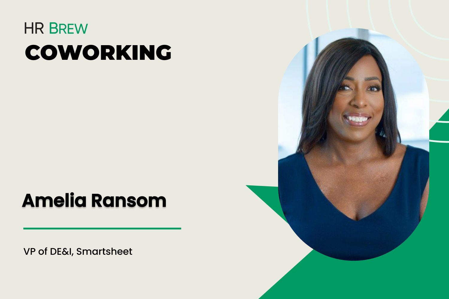 An interview with Amelia Ransom, VP of DE&I, Smartsheet.