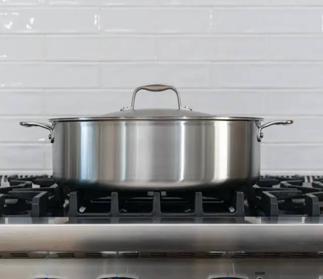 Stainless Clad Rondeau | 10 Quart | Made In
