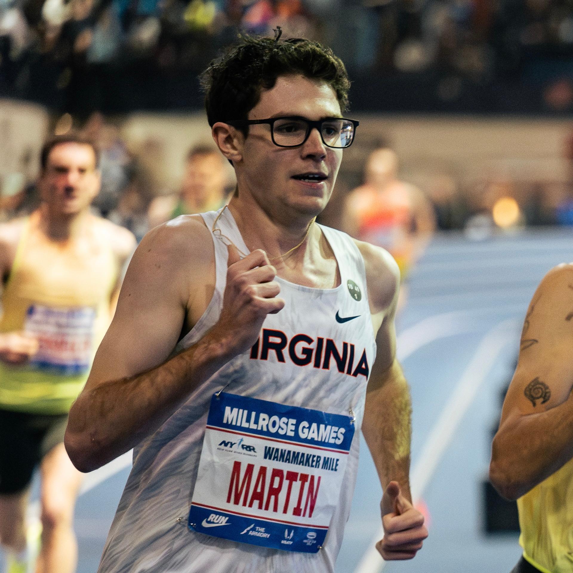 Gary Martin After His Breakthrough 3:48.82 Mile At Millrose Games For ...
