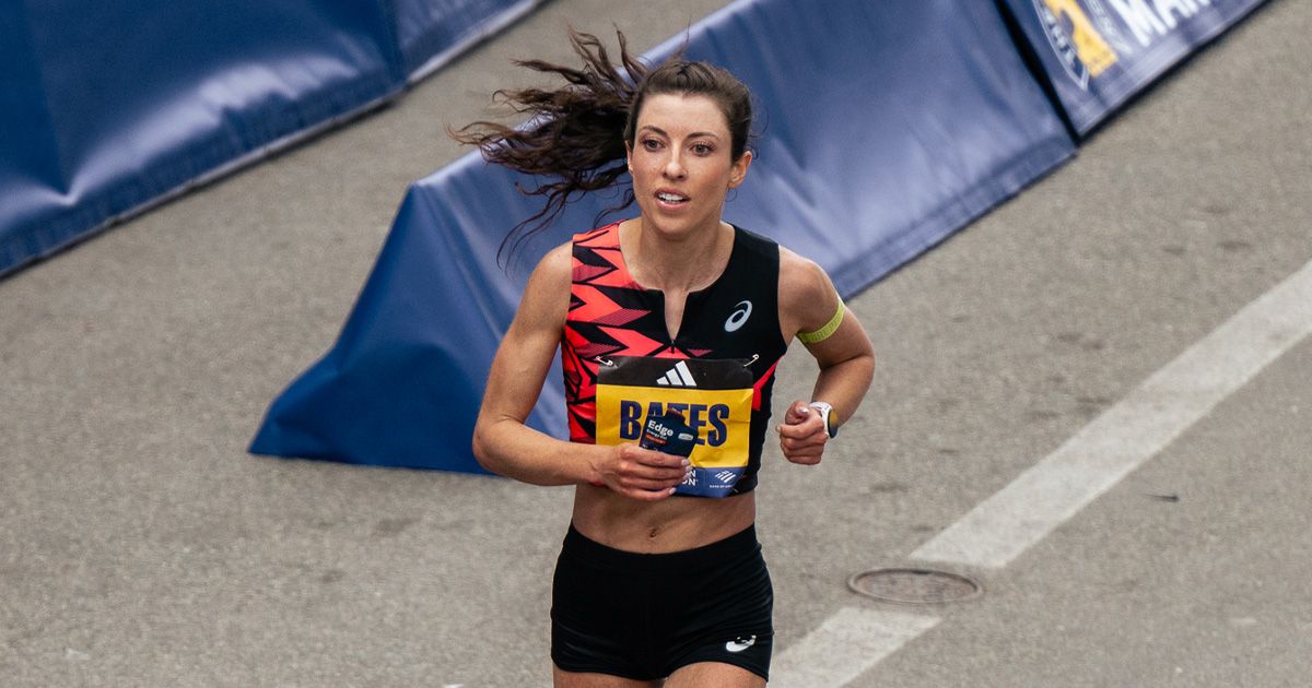 Emma Bates After Finishing Top American At The 2024 Boston Marathon, 2: ...