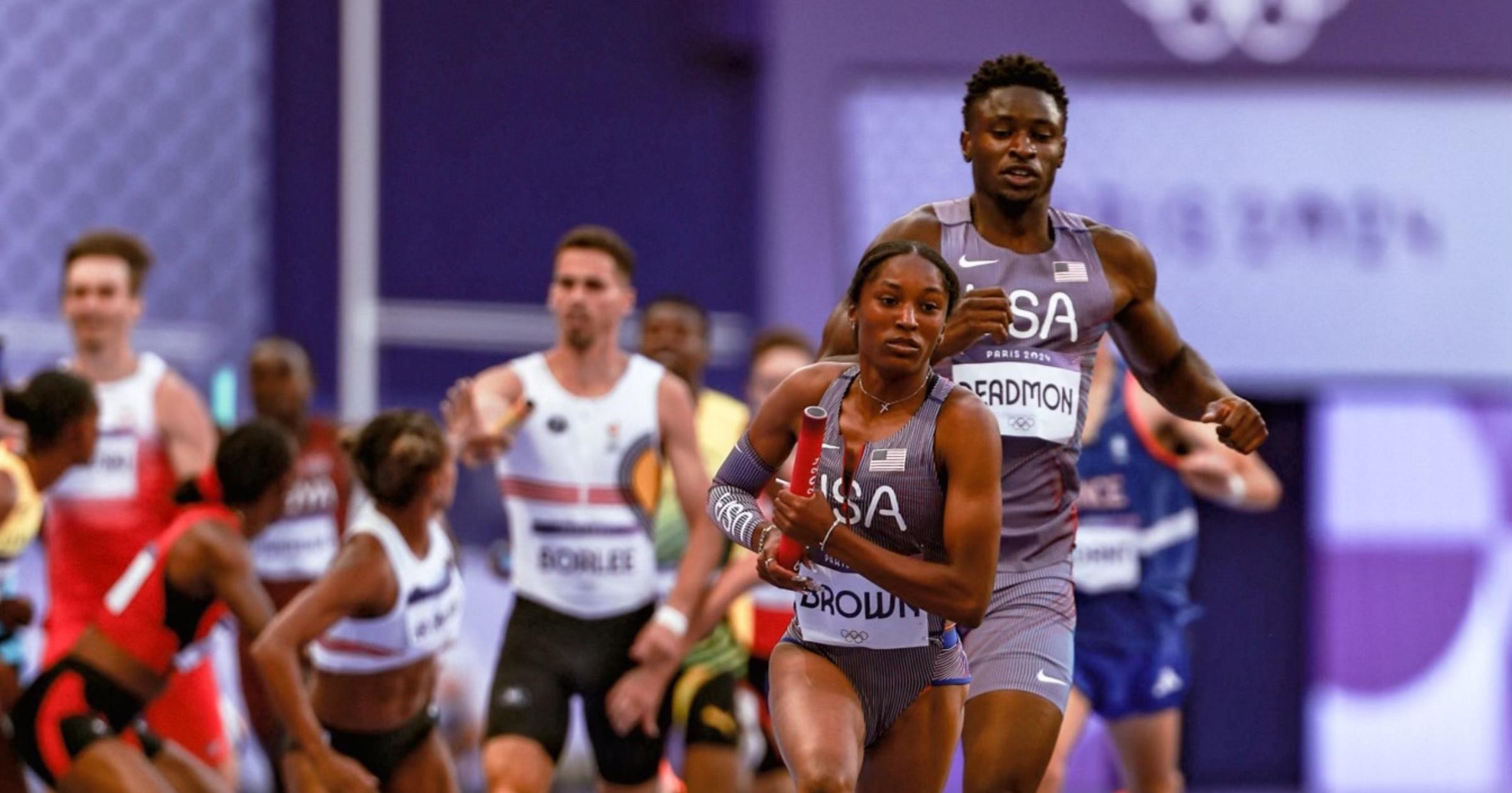 Team USA Mixed 4x400m Relay Smashes World Record In Paris 2024 Prelims ...