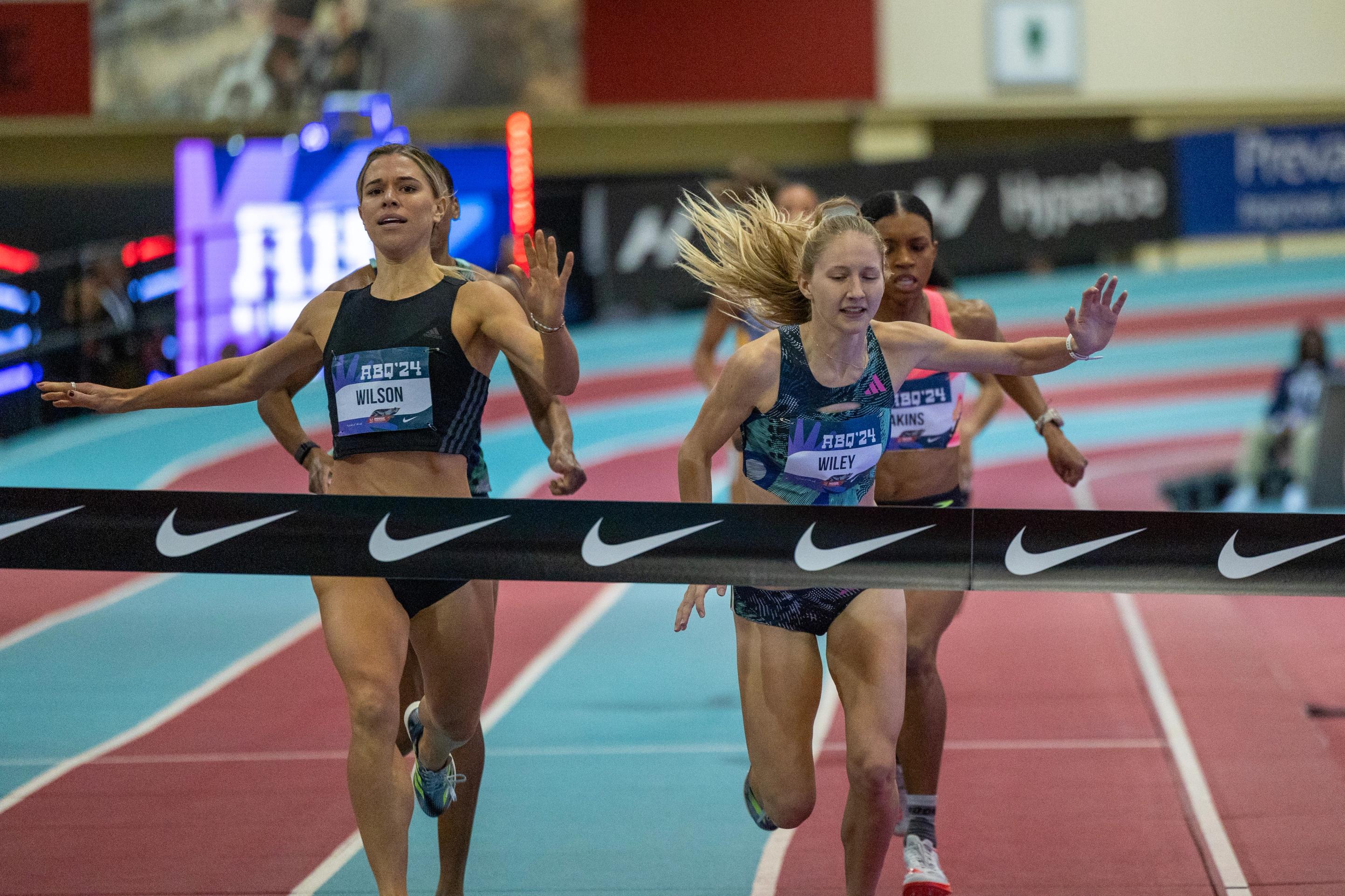 Allie Wilson After Winning The 2024 U.S. Indoor 800m Title Unsponsored ...