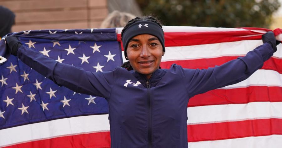 1:06:09! Weini Kelati Breaks Her Own American Half Marathon Record By ...