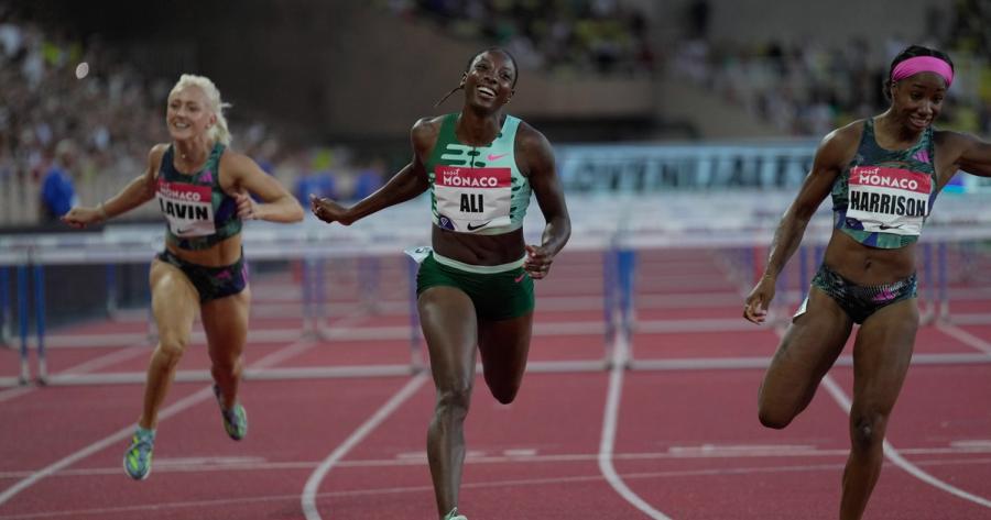 Nia Ali Cements Her Return With A World-Leading 12.30 In Monaco ...